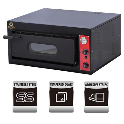 China Stainless Steel Commercial Pizza Oven 4.2KW 380V 1-Layer Bread Baking Equipment for sale