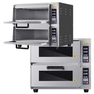 China Electric Commercial Pizza Bread Baking Oven 5kw 2 Layer 220-240V 50HZ for sale