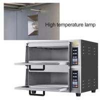 China Electric Commercial Baking Oven 5kw 2 Layer Painting Finish Bakery Equipment for sale