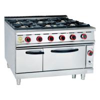 China Commercial Gas Range Stainless Steel 176kg NG/LPG Heavy Duty Restaurant Cooking Equipment for sale