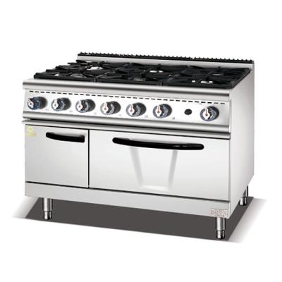 China Commercial Stainless Steel Gas Restaurant Cooking Equipment 176kg 1200mm for sale