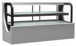 China Electric Commercial Cake Showcase 1200mm Sliding Glass Door Heating Defogging for sale