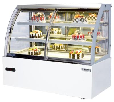 China Professional Cake Display Cabinet with Marble/Stainless Steel Base for sale