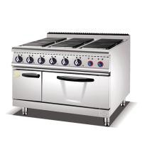 China GLEAD GL-TT-6 Electric 6 Hot Plate Cooker 300x300mm with Oven 29KW for sale