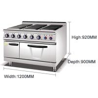 China GLEAD GL-TT-6 Electric 6 Hot Plate Cooker 300x300mm with Oven 29KW for sale