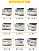 China GLEAD GL-TT-6 Electric 6 Hot Plate Cooker 300x300mm with Oven 29KW for sale