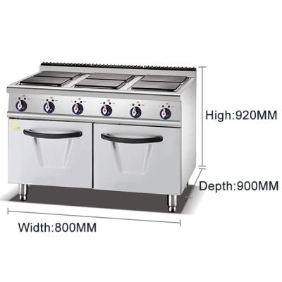 China GLEAD GL-TT-6A 24KW Electric Commercial Cooking Equipment 1200x900x850mm for sale