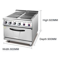 China Commercial Stainless Steel Electric Restaurant Cooking Equipment 21KW 139kg for sale