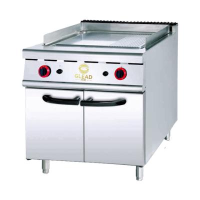 China GLEAD GL-RG-1200 Stainless Steel Gas Griddle 168kg 1140x610x20 Plate for Commercial Kitchen for sale