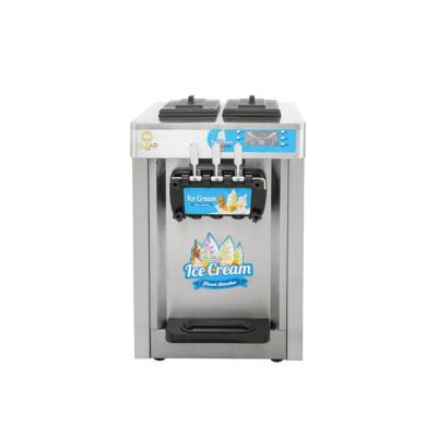 China Electric Commercial Ice Cream Machine 16-18L/H 1.5KW 220V Stainless Steel for sale