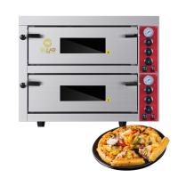 China Electric Pizza Baking Oven 9kW 380V Commercial Bakery Equipment with Marble Base for sale