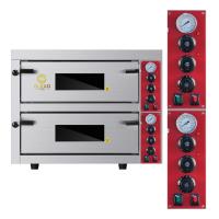 China Electric Pizza Baking Oven 9kW 380V Commercial Bakery Equipment with Marble Base for sale