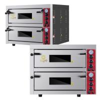 China Electric Commercial Baking Oven 9kW 380V 4 Stone Pizza Oven 115KG Marble Base for sale