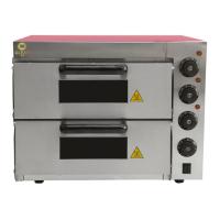 China 3kw 220-240V Commercial Electric Pizza Baking Oven with 400x400mm Stone Base for sale