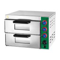 China Commercial Electric Pizza Baking Oven 2 Decks 400x400mm 50-350C for sale