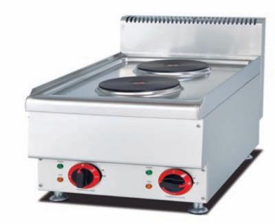 China Stainless Steel 2 Burner Gas Cooker 220V 11.2kw Commercial Kitchen Frying Equipment for sale