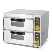 China Commercial Electric Bakery Oven 400x400mm 2 Decks 3kw 220-240V Baking Equipment for sale