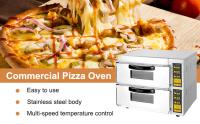 China Commercial Electric Bakery Oven 400x400mm 2 Decks 3kw 220-240V Baking Equipment for sale