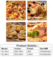 China Commercial Electric Bakery Oven 400x400mm 2 Decks 3kw 220-240V Baking Equipment for sale