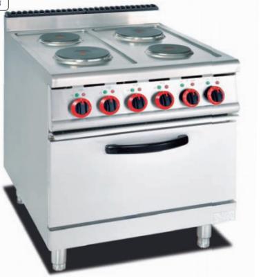 China Heavy Duty Gas Cooker Stainless Steel Floor Standing Stove 52kg 10kw Commercial Kitchen for sale