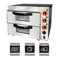 China Commercial Bread Maker 56x57x45cm Electric Baking Oven 220V 2.7KW 50-350°C for sale