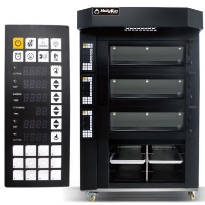 China 6-Tray Commercial Electric Pizza Oven 20.7kW 380V Bakery Equipment 40x60cm for sale