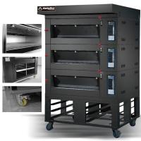China 6-Tray Commercial Electric Pizza Oven 20.7kW 380V Bakery Equipment 40x60cm for sale