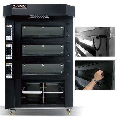 China Glead HLC-6D 6 Tray Electric Commercial Baking Oven 380V 50HZ 20.7kw for sale
