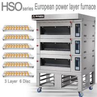 China Glead HLC-6D 6 Tray Electric Commercial Baking Oven 380V 50HZ 20.7kw for sale