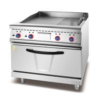 China GLEAD GL-RGE-R Commercial Electric Griddle 12+5kw 220V-380V Stainless Steel Cooking Equipment for sale