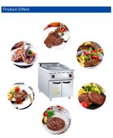 China GLEAD GL-RGE-R 17kw Electric Commercial Griddle 800x900mm Stainless Steel Cooking Equipment for sale