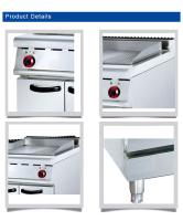 China GLEAD GL-RGE-R 17kw Electric Commercial Griddle 800x900mm Stainless Steel Cooking Equipment for sale