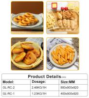 China GLEAD GL-RC-2 Stainless Steel Gas Fast Food Kitchen Equipment 800x900x850mm 174kg for sale