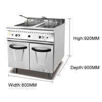 China GLEAD GL-RC-2 Stainless Steel Gas Fast Food Kitchen Equipment 800x900x850mm 174kg for sale