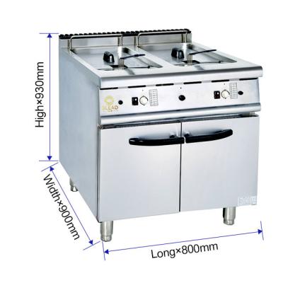 China GLEAD GL-RC-2 174Kg Commercial Gas Cooking Equipment LPG/NG 2.46/3.12Kg/h for sale