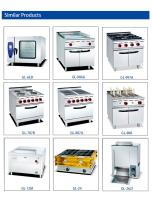 China GLEAD GL-RC-2 Gas Restaurant Cooking Equipment 800x900x850+70 Stainless Steel for sale