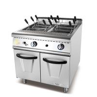China GLEAD Gas Pasta Cooker with Cabinet 103kg 340x550x270 Tank 30x2L Capacity for sale