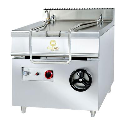 China GLEAD GL-RS Gas Tilting Braising Pan 80L 800x900x850mm Commercial Kitchen Equipment for sale