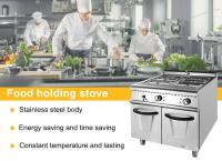 China Gas Bain Marie with Cabinet 100Kg Capacity LPG/NG 1.58/2.28Kg/h Commercial Kitchen Equipment for sale