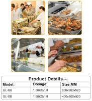 China GLEAD GL-RB Gas Bain Marie with Cabinet 800x900x850+70 30x2L Capacity CE Certified for sale