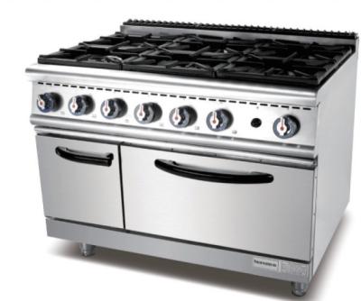China Commercial Floor Standing Gas Cooker 2 Burners 10kW 400x900x850mm CE Certified for sale
