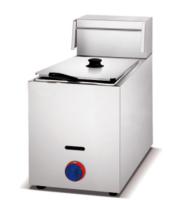 China Commercial Gas Fryer 2 Burners 11.2kw R1 3/4 Gas Connection 400x900x850mm for sale