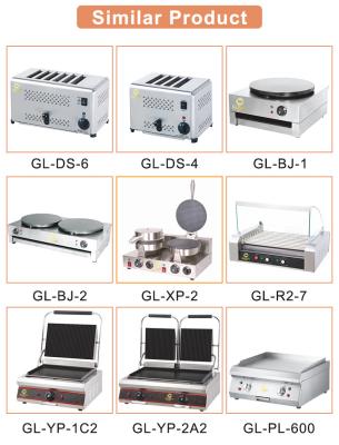 China GLEAD 180kg Gas Griddle Lava Rock Grill 1200mm LPG NG 1.29 1.92kg/h Commercial Kitchen Equipment for sale
