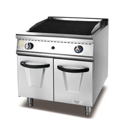 China Stainless Steel Gas Grill with Cabinet 686x600mm Griddle LPG NG 126kg GL RH for sale