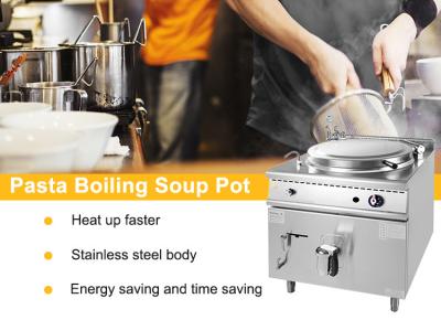 China Gas Indirect Jacket Boiling Pan GL-RO 100-150L LPG/NG 1.78/2.6Kg/h for sale