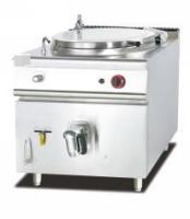China Gas Indirect Jacket Boiling Pan 100-150L Stainless Steel Fast Food Kitchen Equipment 25 Power Supply for sale