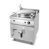 China Gas Indirect Jacket Boiling Pan 100-150L Stainless Steel Fast Food Kitchen Equipment 25 Power Supply for sale