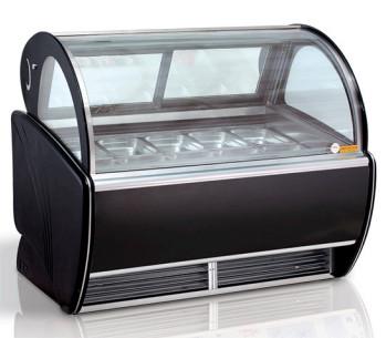 China Ice Cream Display Cabinet Air Cooling 6x2 GN 1/4 Pans 700W 220~240V for sale