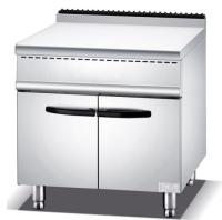China Stainless Steel Commercial Kitchen Work Table with Cabinet 800x900x850mm GL-RZ-800 for sale