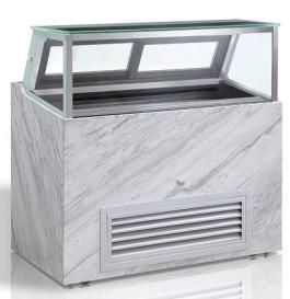 China Ice Cream Display Cabinet 700W Air Cooling 220-240V 6x2 GN Pans Stainless Steel for sale